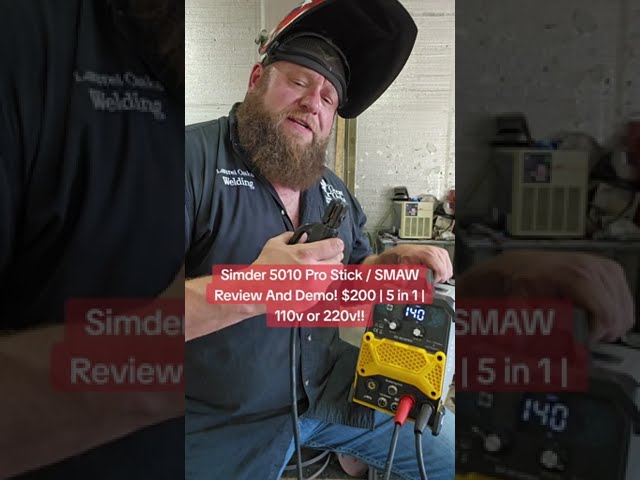 Simder Welder SD-5010PRO Stick / SMAW Review and Demo Less than $200 1
