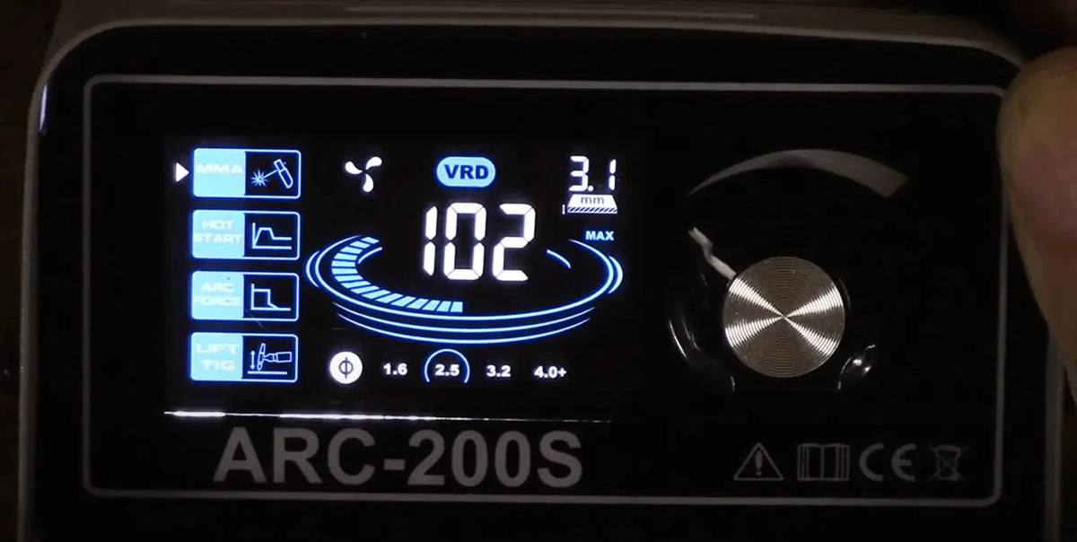 Simder Arc200s 120 amp Stick/Tig welder test and review! It's tiny ...