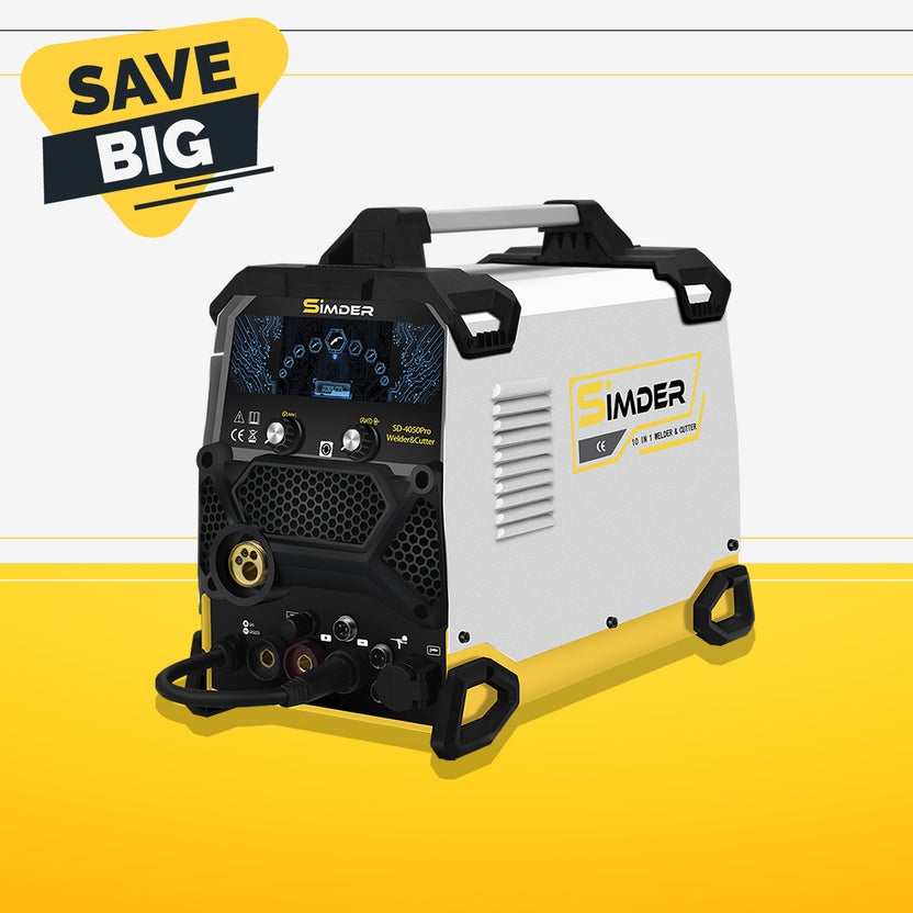 Simder 250D MultiProcess Welding machine HONEST REVIEW. STICK TIG MIG ...